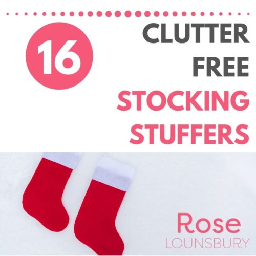 16 Clutter-Free Stocking Stuffers - Rose Lounsbury