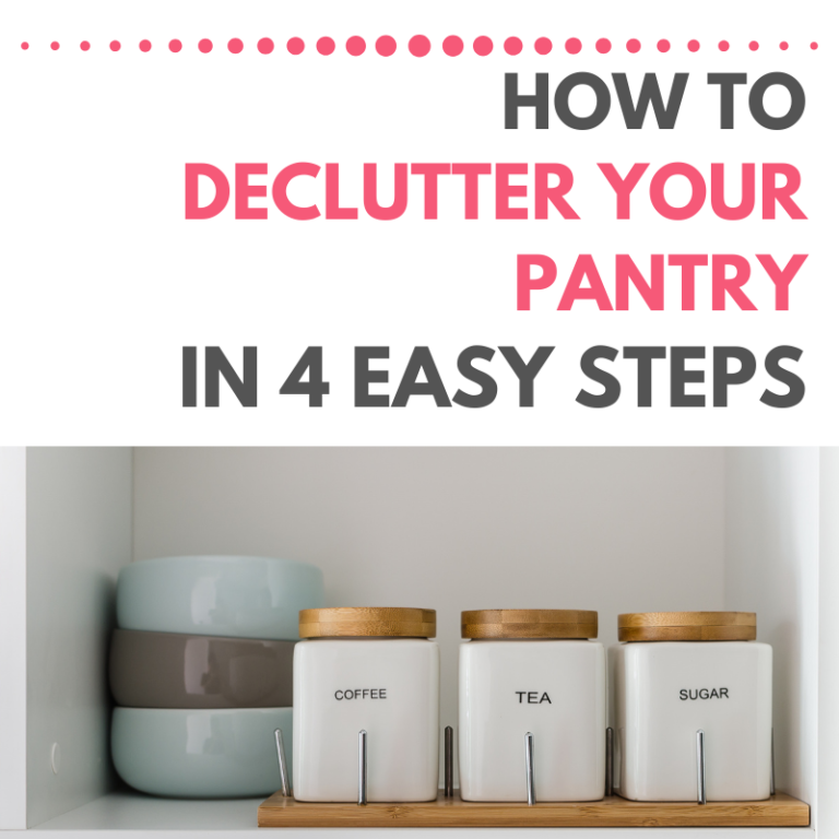 How to Declutter Your Pantry in 4 Easy Steps - Rose Lounsbury